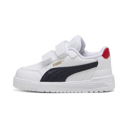 Puma Sneaker 'Shuffle Downtown' Jungen Gr&ouml;&szlig;e 25 beige / navy / rot / wei&szlig;