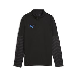 Puma Sportshirt 'IndividualCUP' Jungen Gr&ouml;&szlig;e 128 royalblau / dunkelgrau / schwarz
