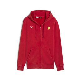 Puma Athletic Zip-Up Hoodie 'Scuderia Ferrari' male Red size M