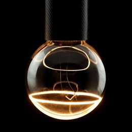 Segula Illusion LED-Lampe mit rauchigem Boden G95 E27, 2200 K, 5 W, 55110, G95