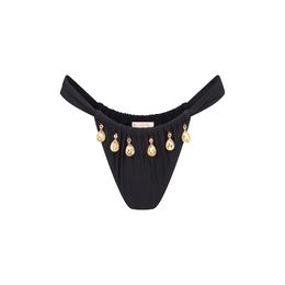 Moda Minx Bikinihose 'Selene Droplet' Damen Größe XXL gold / schwarz