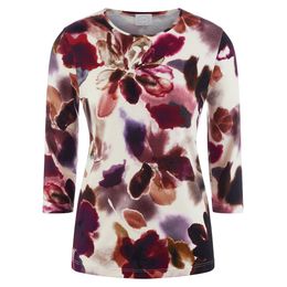 Peter Hahn Hutschreuther - Rundhals-Shirt mit 3/4-Arm, pink, Gr. 46 / L
