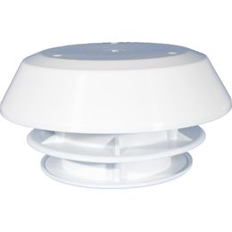 Knorz Dachl&uuml;fter f&uuml;r Dunstabzug 190 mm mit Schlauchanschluss 80 mm wei&szlig; - Dachl&uuml;fter