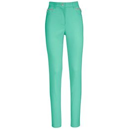 Stretch-Hose Stehmann, Damen, Gr. 92, Langgr&ouml;&szlig;en, gr&uuml;n (mint), 72% Viskose, 25% Polyamid, 3% Elasthan, unifarben, lang, Hosen, Topseller
