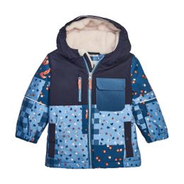 Skijacke "FISW 43 MNS SKI JCKT", Jungen, Gr. 110/116, blau (navy), Obermaterial: 100% Polyester;Futter: 100% Polyester;F&uuml;llung: 100% Polyester, FIRST INSTINCT BY Killtec, Jacken Skijacke, Wind- und wasserdichte Kinderjacke mit Fleecekapuze und Schneefang
