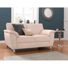 Sit & More sit&more 2-Sitzer &raquo;Texel&laquo; inklusive Federkern beige Kunstleder SOFTLUX ;Luxus-Microfaser ALTARA NUBUCK (100% Polyester);Struktur (100% Polyester)