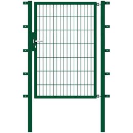 Alberts Zauneinzelt&uuml;r &raquo;Flexo&laquo; 100 cm Breite, in versch. H&ouml;hen gr&uuml;n Stahl