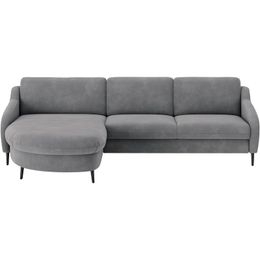 Sit & More sit&more Ecksofa &raquo;Soul L-Form&laquo; wahlweise mit Bettfunktion grau 100% Polyester