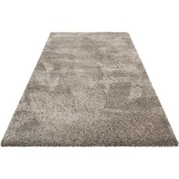 Esprit Hochflor-Teppich »YOGI ESP-096« rechteckig 50 mm Höhe Läufer, flauschiger weicher Flor aus 100% recyceltem PET, Wohnzimmer sand...