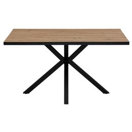 Hela Esstisch &raquo;Cleo I T&laquo; Breite ca. 140 cm Artisan eiche + schwarz Entdecke unseren modernen Tisch mit Stativgestell &ndash; die perfekte Kombination aus...