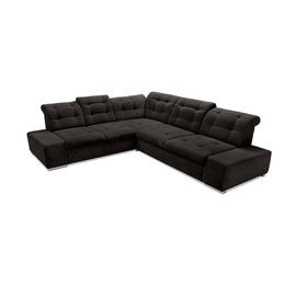 Sit & More SIT&MORE Ecksofa »Pale L-Form« inklusive Kopfteilverstellung, wahlweise mit Bettfunktion schwarz