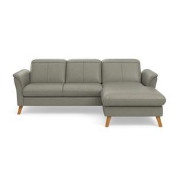 Sit & More SIT&MORE Ecksofa »Romero L-Form« wahlweise mit oder ohne Relax-Funktion, Bettfunktion, Bettkasten grau