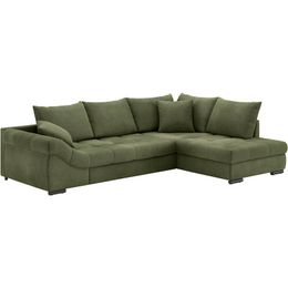MR. COUCH Ecksofa »Allegro DuraFlex, L-Form« Hochschläfer-Bettauszug, Kaltschaumpolsterung, bis 140 kg belastbar Memphis 12 green