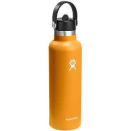 Hydro Flask Isolierflasche &raquo;21 Oz Standard Flex Straw Cap&laquo; Color Last -Pulverbeschichtung, 621 ml Fossil 621 ml