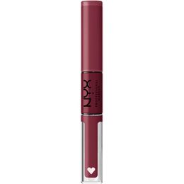NYX Lippenstift &raquo;Professional Makeup Shine Loud High Pigment Lip Shine&laquo; mit nat&uuml;rlichen Inhaltstoffen SHLP19 Never Basic Lippenpflege von NYX