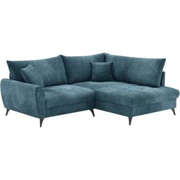 MR. COUCH Ecksofa »Blackburn II L-Form« Wahlweise mit Kaltschaumpolsterung bis 140 kg belastbar Dolce 13 ocean