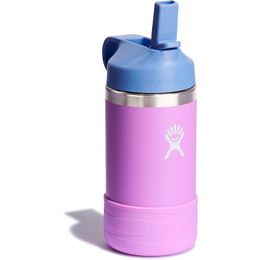 Hydro Flask Trinkflasche &raquo;Kids Wide Mouth Straw Cap and Boot&laquo; TempShield - einzigartige doppelwandige Vakuumisolierung, 355 ml Anemone 355 ml