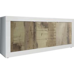 Inosign Sideboard »Basic Breite 210 cm, Kommode 2 Türen, 3 Schubkästen, Anrichte, « Metallgriff, moderne Rahmenoptik, viel Stauraum, Farbauswahl...