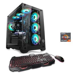 CSL Gaming-PC »Levitas V29201« schwarz Inkl. Maus, Tastatur, 300 MBit/s WLAN-Karte