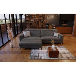 Sit & More SIT&MORE Ecksofa »Bolero L-Form« grau