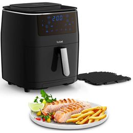 Tefal Heißluftfritteuse »Easy Fry Grill & Steam« 1700 W Grill + Dampfgarer, 7 automatische Programme, 6, 5 Liter, Timer, FW2018 schwarz/silberfarben