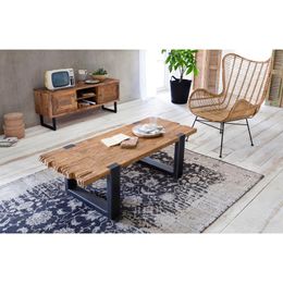 Sit Couchtisch natur + schwarz + natur