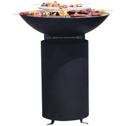 WESTMANN Grillkamin »LG941-2« BxTxH: 75x75x94 cm schwarz