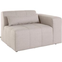 LeGer Home by Lena Gercke Sofaelement »Maileen« Modul Sessel mit Armlehne, verknüpfbar mit anderen Modulen der Serie beige