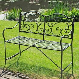 Garden Pleasure Gartenbank »Vesuv« BxTxH:106x54x93 cm schwarz