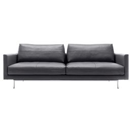 CREATION BY ROLF BENZ 4-Sitzer »CR.414, Designsofa, Loungesofa« Wahlweise aus Leder oder Chenille schwarz