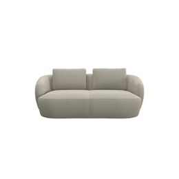 FLEXLUX 2, 5-Sitzer »Torino, rund, Couch, Loveseat, « Modernes, organisches Sofa-Design, Kaltschaum, Wellenunterfederung Natural