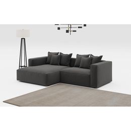 Inosign Ecksofa &raquo;Cowboy L-Form&laquo; mit 6 Kissen, kubisches Sofa grau 100% POLYESTER (PES)