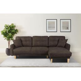Home Affaire Ecksofa »TRIPLO optionale Schlafsofa mit Bettkasten, Maße B/T/H: 234/164/89 cm« L-Form wahlweise mit Bettfunktion - Liegefläche...
