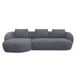 FLEXLUX Wohnlandschaft »Torino, rund, L-Form, Sofa-Ecke mit Recamiere, Longchair-Sofa« Modernes, organisches Sofa-Design, Kaltschaum,...
