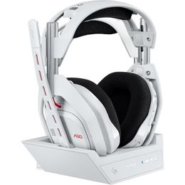 Logitech Gaming-Headset »Astro A50 LIGHTSPEED Wireless Gaming Headset + Base Station - WHITE« weiß