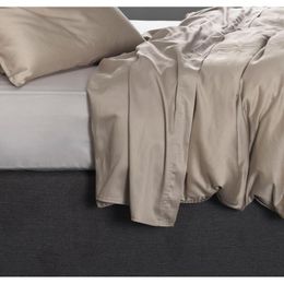 ZO HOME Bettlaken »Satinado« Laken aus 100% Baumwolle, hochwertiges Mako-Satin, Betttuch ab 90x200 Forest-Sand Obermaterial: 100% Baumwolle B/L:...