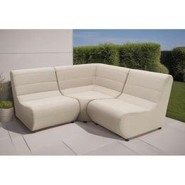 DOMO collection Sofa-Eckelement »Soleil, pflegeleichter und wetterfester Bezug« Outdoor, besonderes Design und Formgebung, individuell erweiterbar...