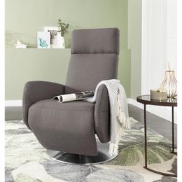 Sit & More sit&more TV-Sessel &raquo;Kobra&laquo; grau Luxus-Microfaser (90% Polyester, 10% Polyamid);Flachgewebe (100% Polyester);Struktur (100% Polyester)