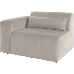 LeGer Home by Lena Gercke Sofaelement »Maileen« Modul Sessel mit Armlehne, verknüpfbar mit anderen Modulen der Serie beige