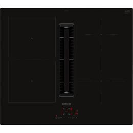 Siemens Kochfeld mit Dunstabzug »ED611BS16E« mit Flachkanal Schwarz