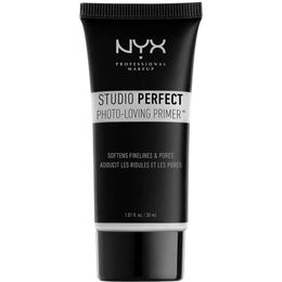 NYX Primer &raquo;Professional Makeup Studio Perfect Primer&laquo; Mattiert die Haut, deckt feine Linien & Poren ab, f&uuml;r alle Hauttypen. SPP01 Clear Primer von...