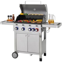Tepro Gasgrill »Wellington 4« BxTxH: 130x53x111 cm edelstahlfarben