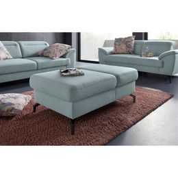 Sit & More sit&more Hocker &raquo;Percy&laquo; Fu&szlig;h&ouml;he 15cm, mit Klappfunktion, wahlweise in 2 Fu&szlig;farben blau