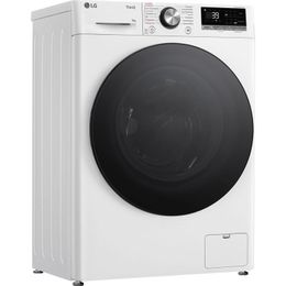 LG Waschmaschine »F2V7SLIM9« 9 kg 1200 U/min Raumsparer: nur 53, 5 cm tief weiß AI DD : intelligente Erkennung der Fasern für 18% mehr Gewebeschutz