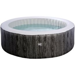 EXIT Whirlpool »Wood Deluxe« für bis zu 4 Personen, dunkelgrau Grau B/H/L: 204 cm x 65 cm x 204 cm