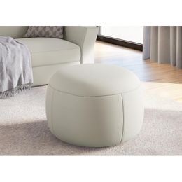 Sit & More sit&more Hocker &raquo;Cadabra&laquo; Rundhocker, Durchmesser Sitzfl&auml;che 64 cm oder 104 cm beige Samtoptik (100% Polyester);Soft clean (98% Polyester, 2% Polyamid