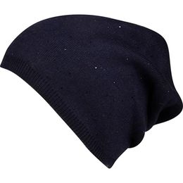 Capelli New York Strickmütze mit Pailletten-Verzierungen navy