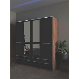 Priess Kleiderschrank »Schrank Garderobe Wäscheschrank Barcelona in 5 Breiten« viel Stauraum, geräumige Schubkästen, mit Spiegel, MADE IN GERMANY...