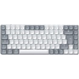 Satechi Gaming-Tastatur &raquo;SM1&laquo; (USB-Anschluss verstellbare F&uuml;&szlig;e) grau Tastenbeleuchtung