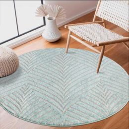 Carpet City Teppich &raquo;Frise&eacute;-Teppich FANCY 648&laquo; rechteckig 12 mm H&ouml;he Kurzflor, 3D-Optik, Kreisf&ouml;rmiges Muster, Wohnzimmer, Schlafzimmer mint-t&uuml;rkis...